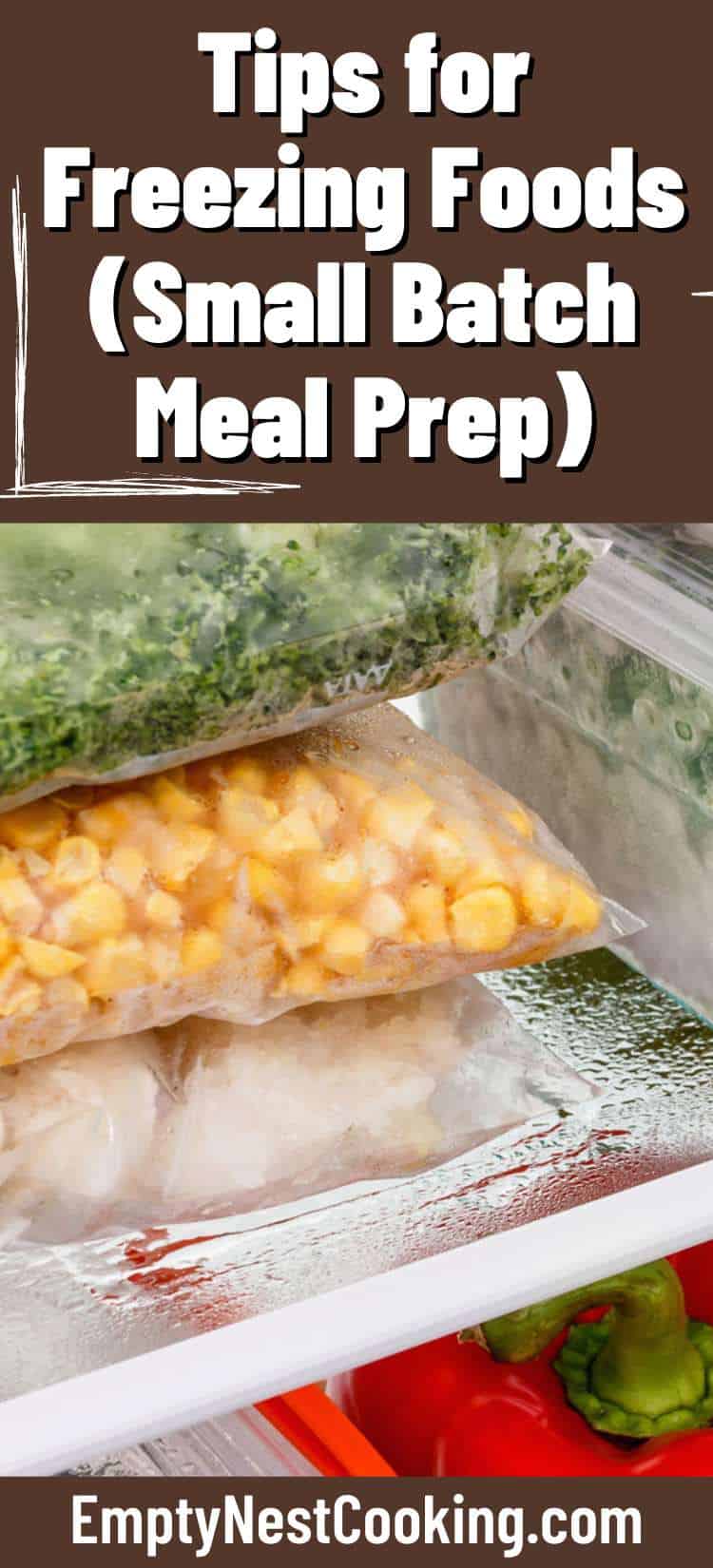 Tips for Freezing Foods (Small Batch Meal Prep) - Empty Nest Cooking